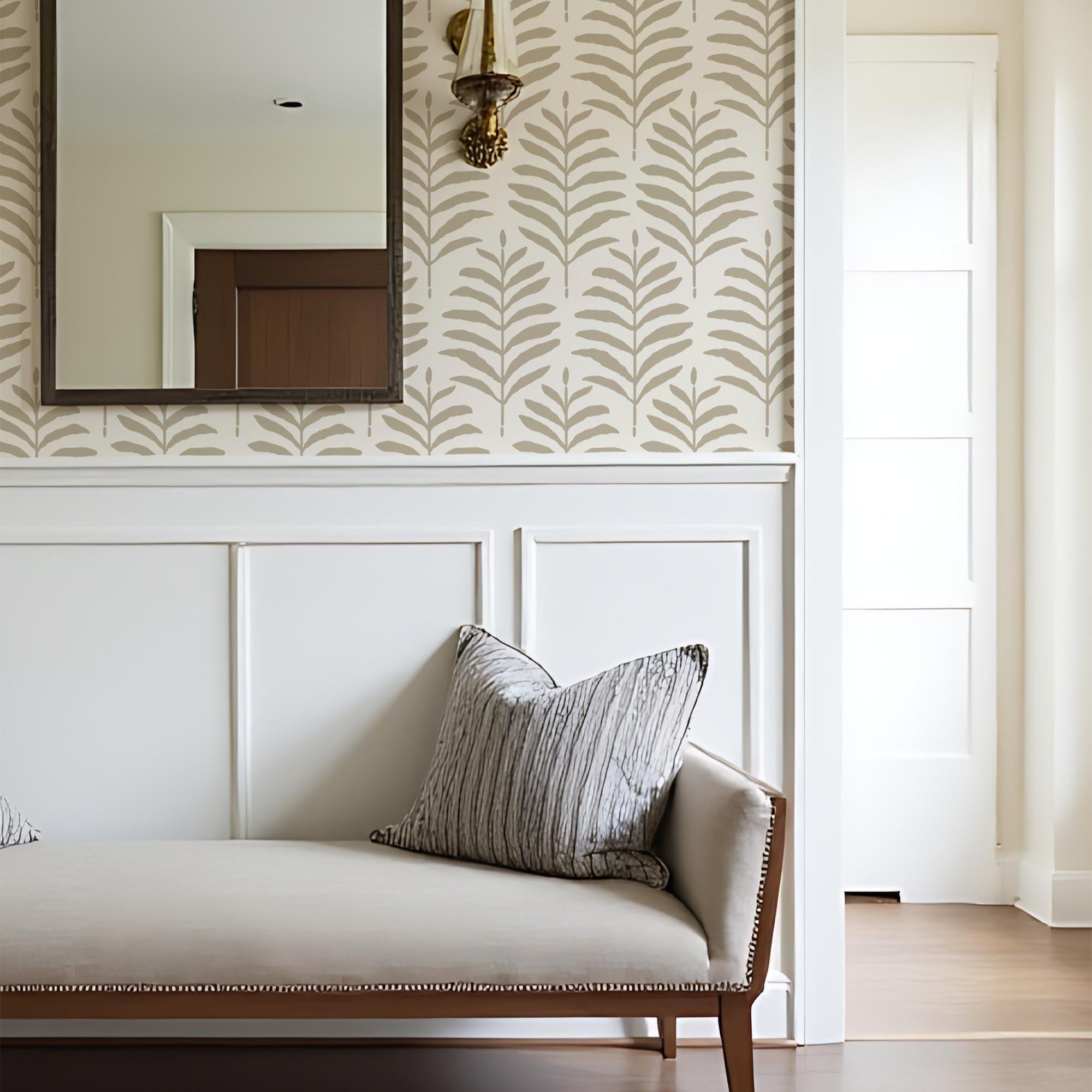 Lady Fern | Fern Botanical Pattern Wallpaper by Claret & Key