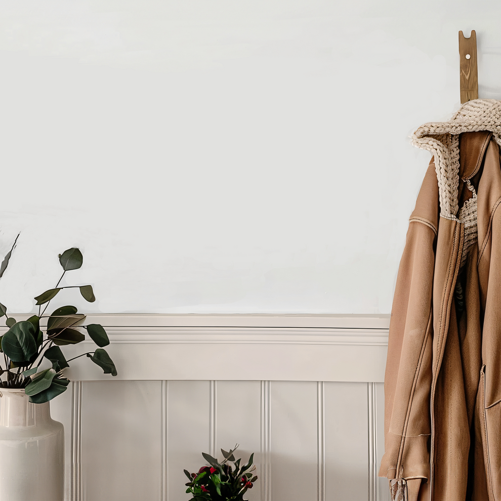 Oliver | Wool Fabric Effect Wallpaper by Claret & Key