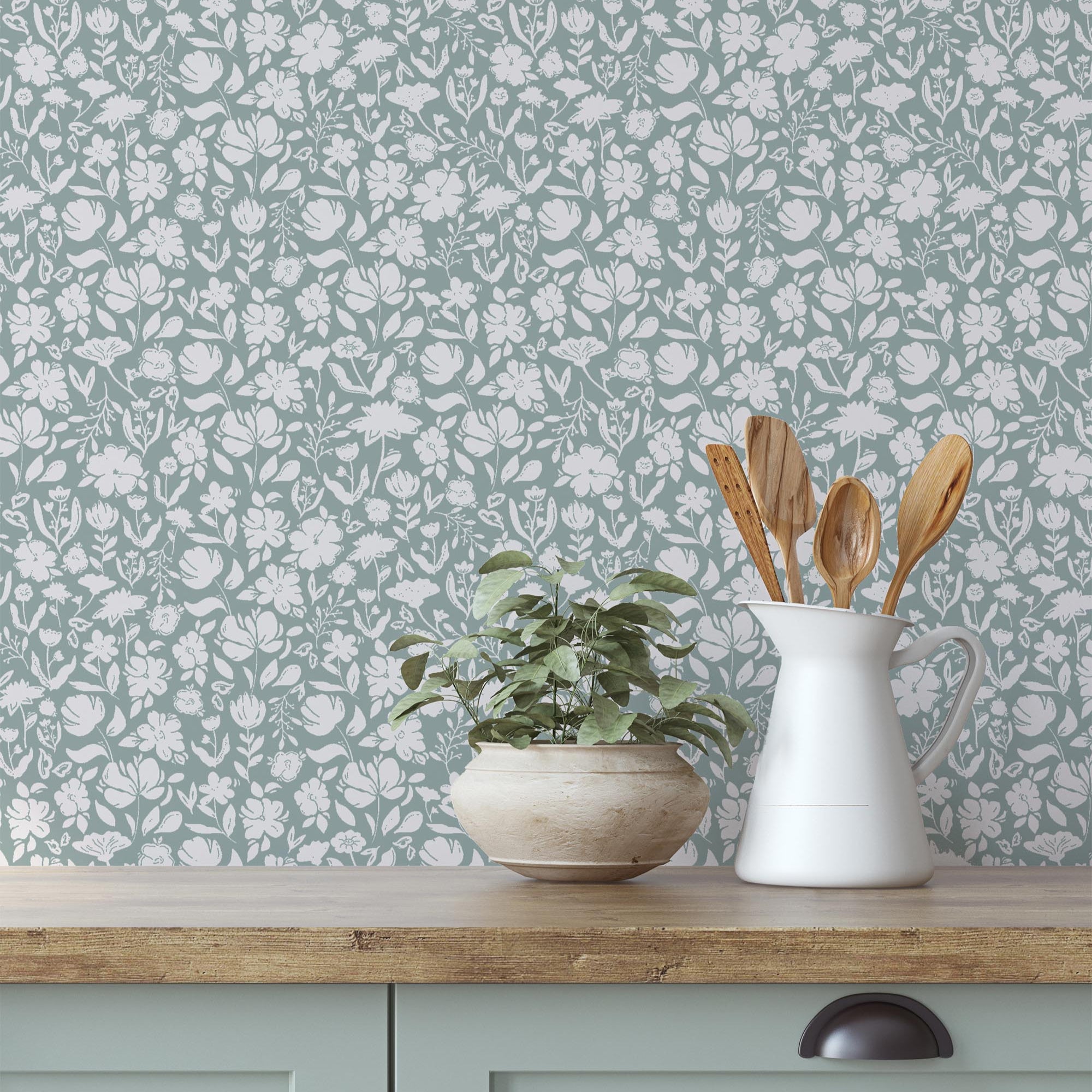 Primmy | English Primrose Pattern Wallpaper by Claret & Key
